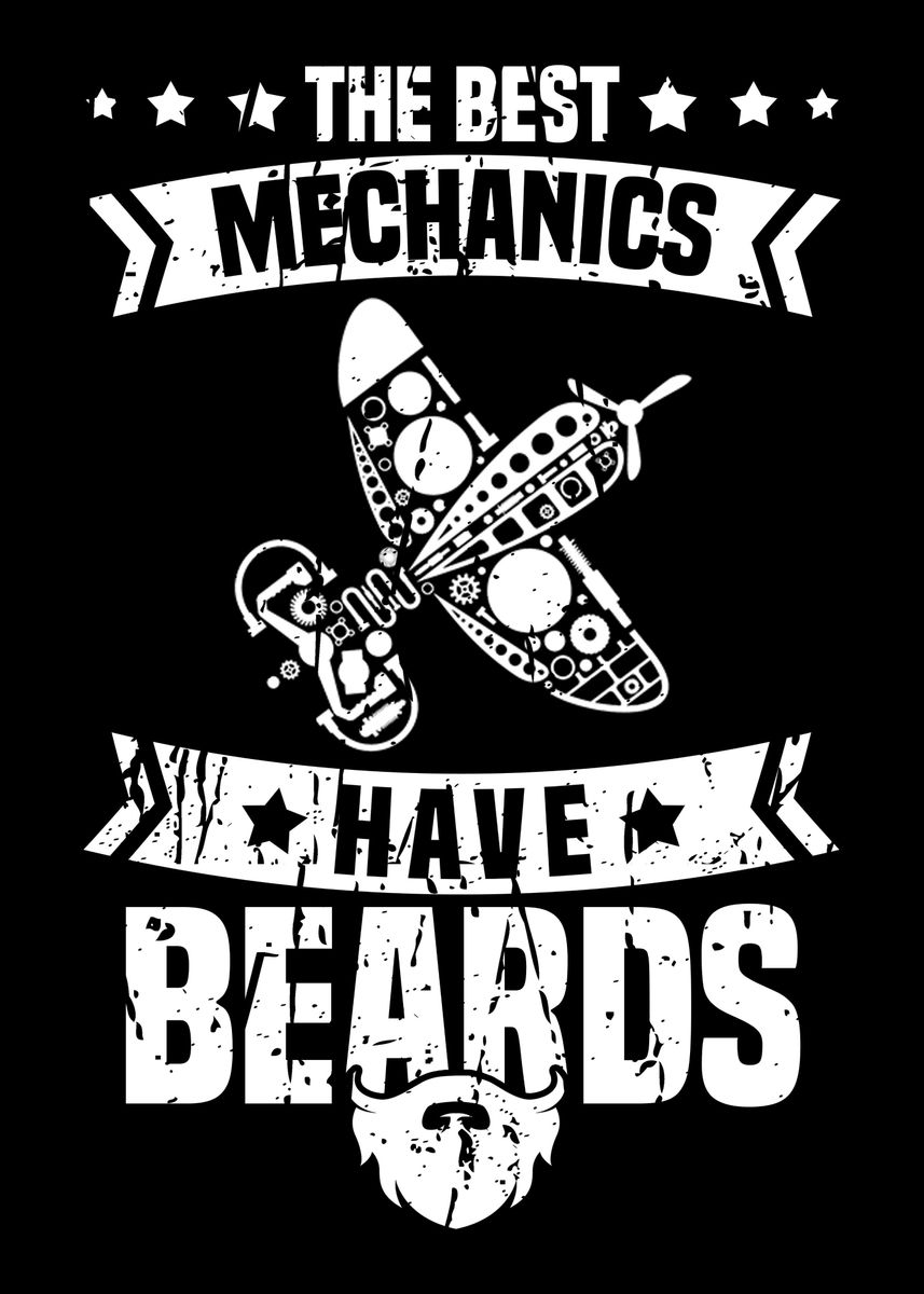 'Aircraft Mechanic' Poster, picture, metal print, paint by ...