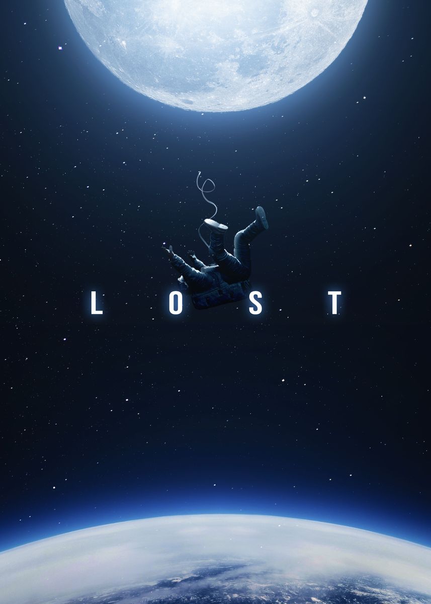 'LOST' Poster, picture, metal print, paint by VA Visuals | Displate
