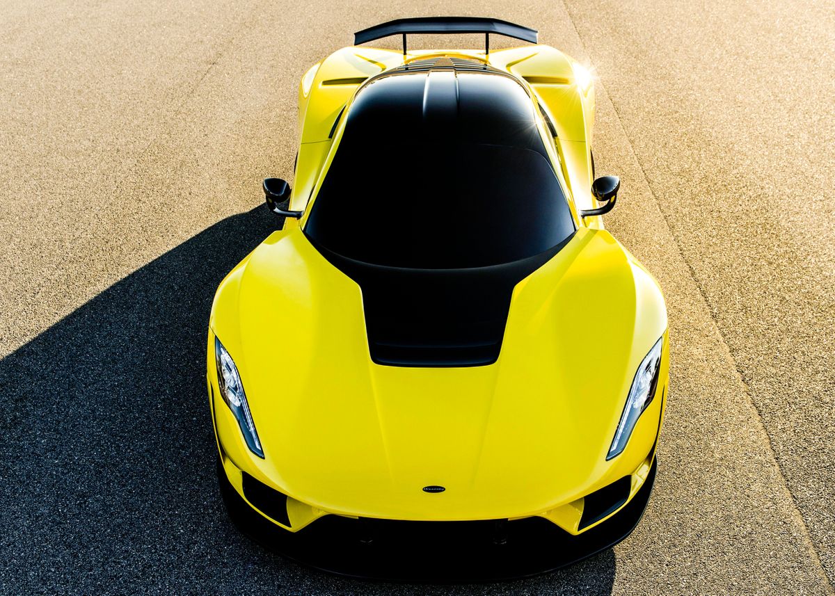 'hennessey venom f5' Poster by Spot Cars | Displate