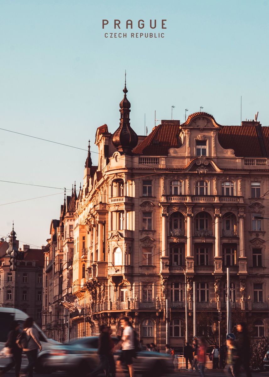 'Prague ' Poster, picture, metal print, paint by Travel Addict | Displate