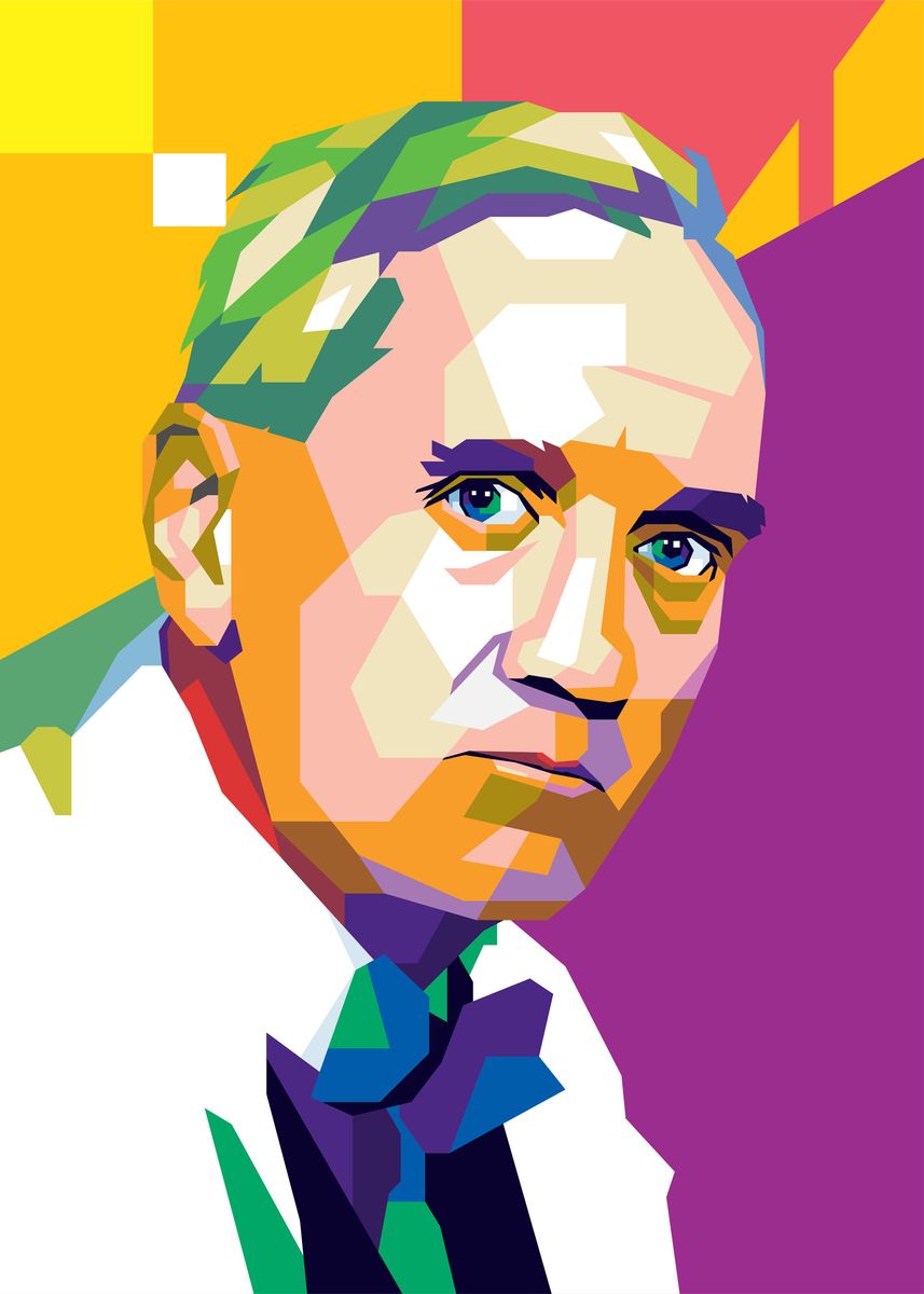 'Alexander Fleming' Poster, picture, metal print, paint by Erick Sato ...