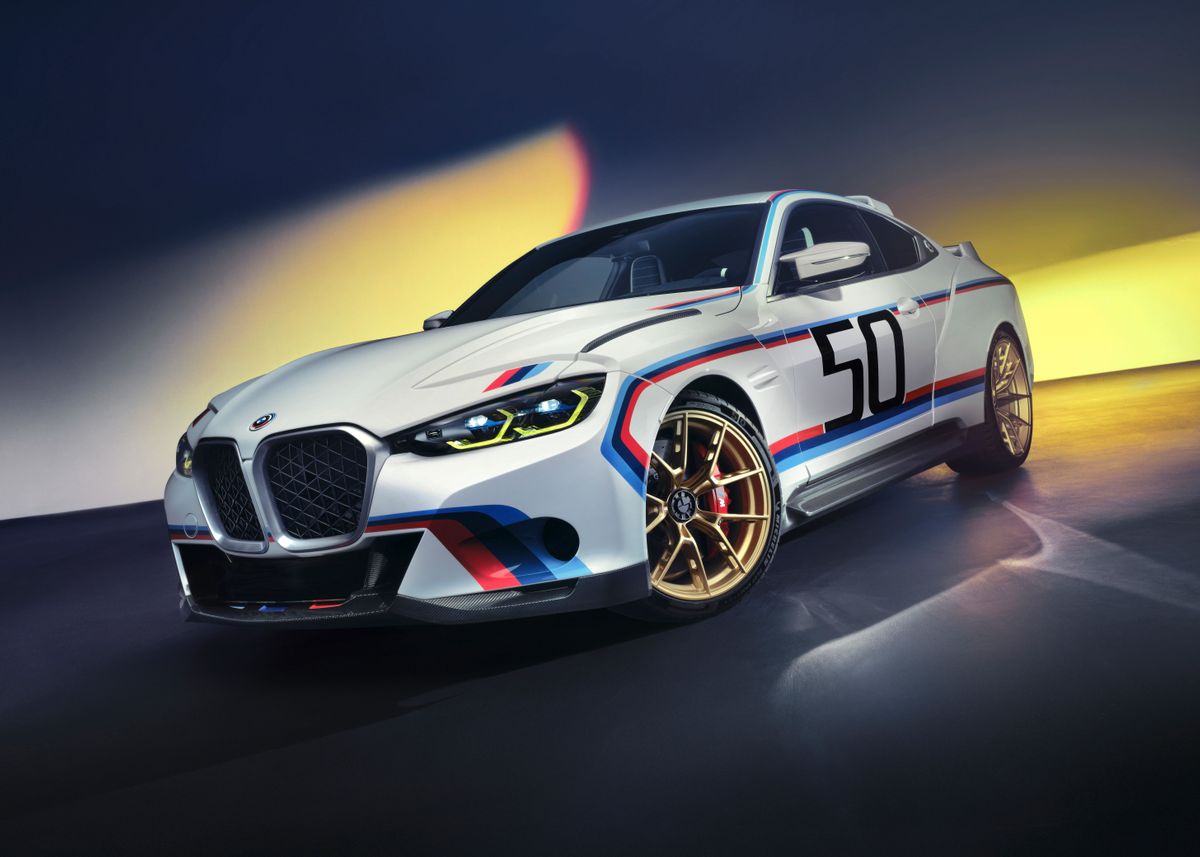 'BMW anniversary CSL Sports' Poster by LCW17 | Displate