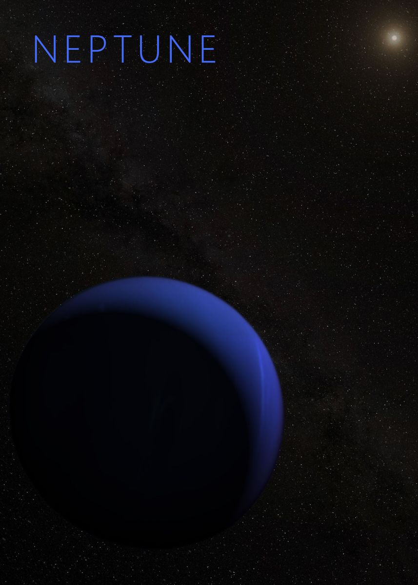 'Neptune' Poster, picture, metal print, paint by M Chook | Displate