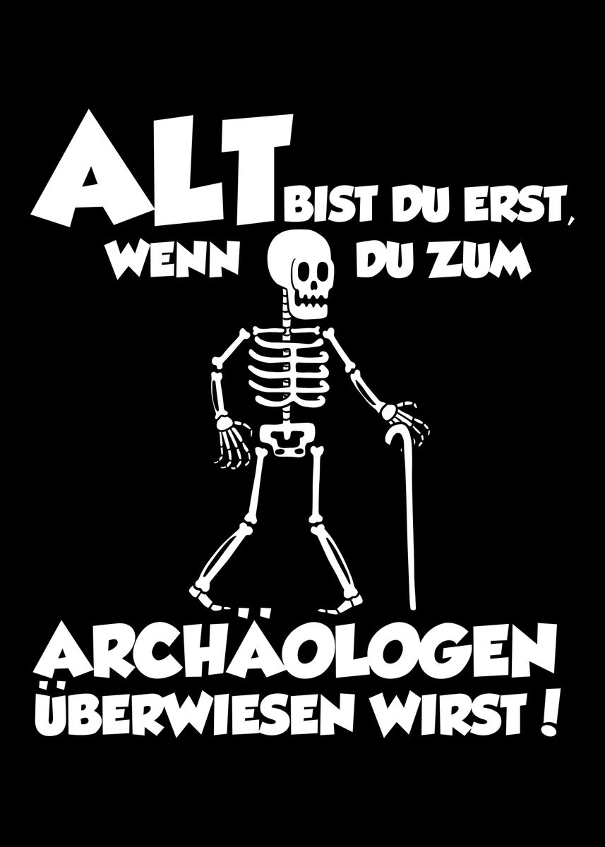 'Retirement German Quote' Poster, picture, metal print, paint by Hexor ...