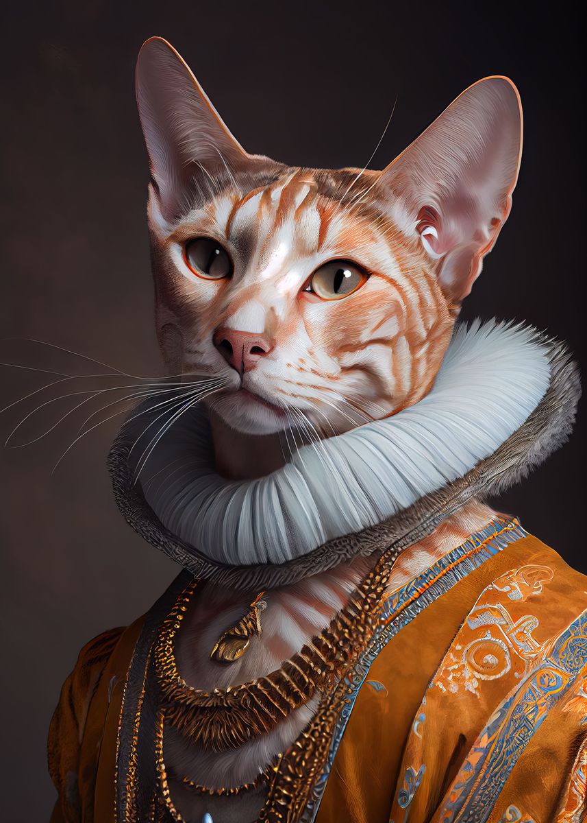 'Ocicat Princess Cat Breed' Poster, picture, metal print, paint by Swan ...