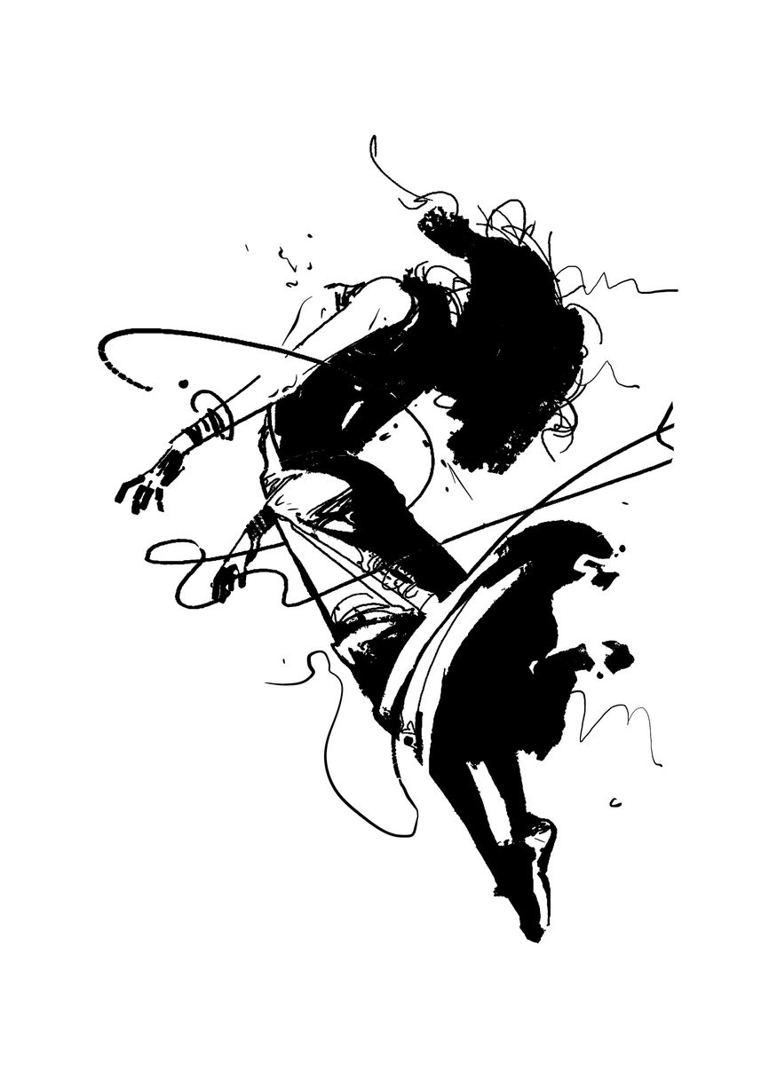 'Slashed' Poster, picture, metal print, paint by Mild pic | Displate