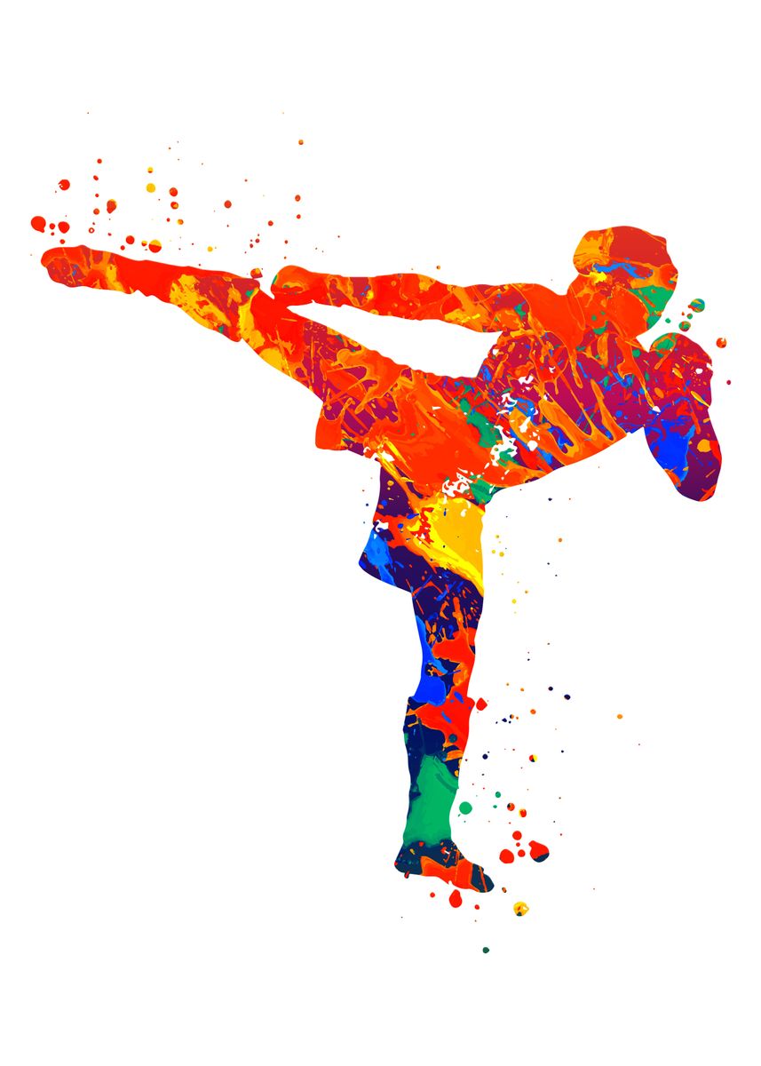 'MMA Mixed Martial' Poster, picture, metal print, paint by Dalton Joyce ...