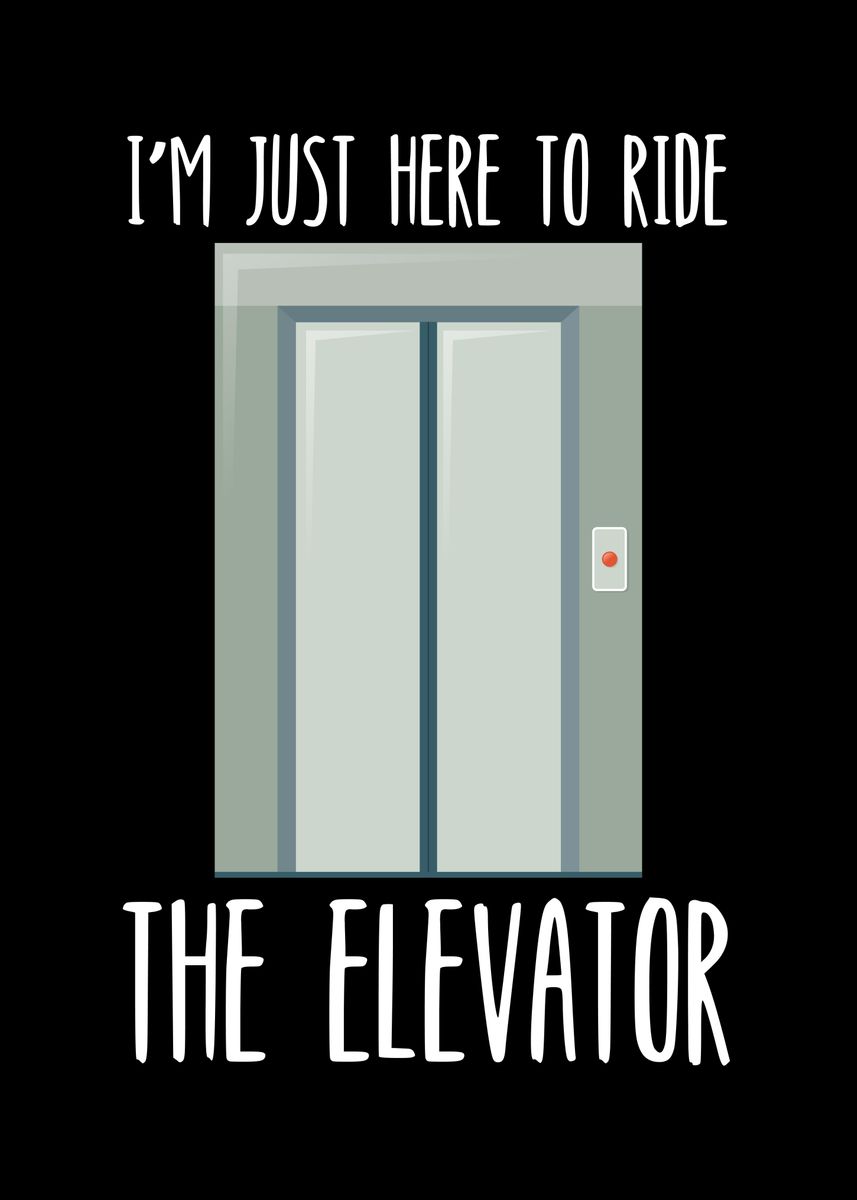 'Elevator Mechanic' Poster, picture, metal print, paint by NAO | Displate