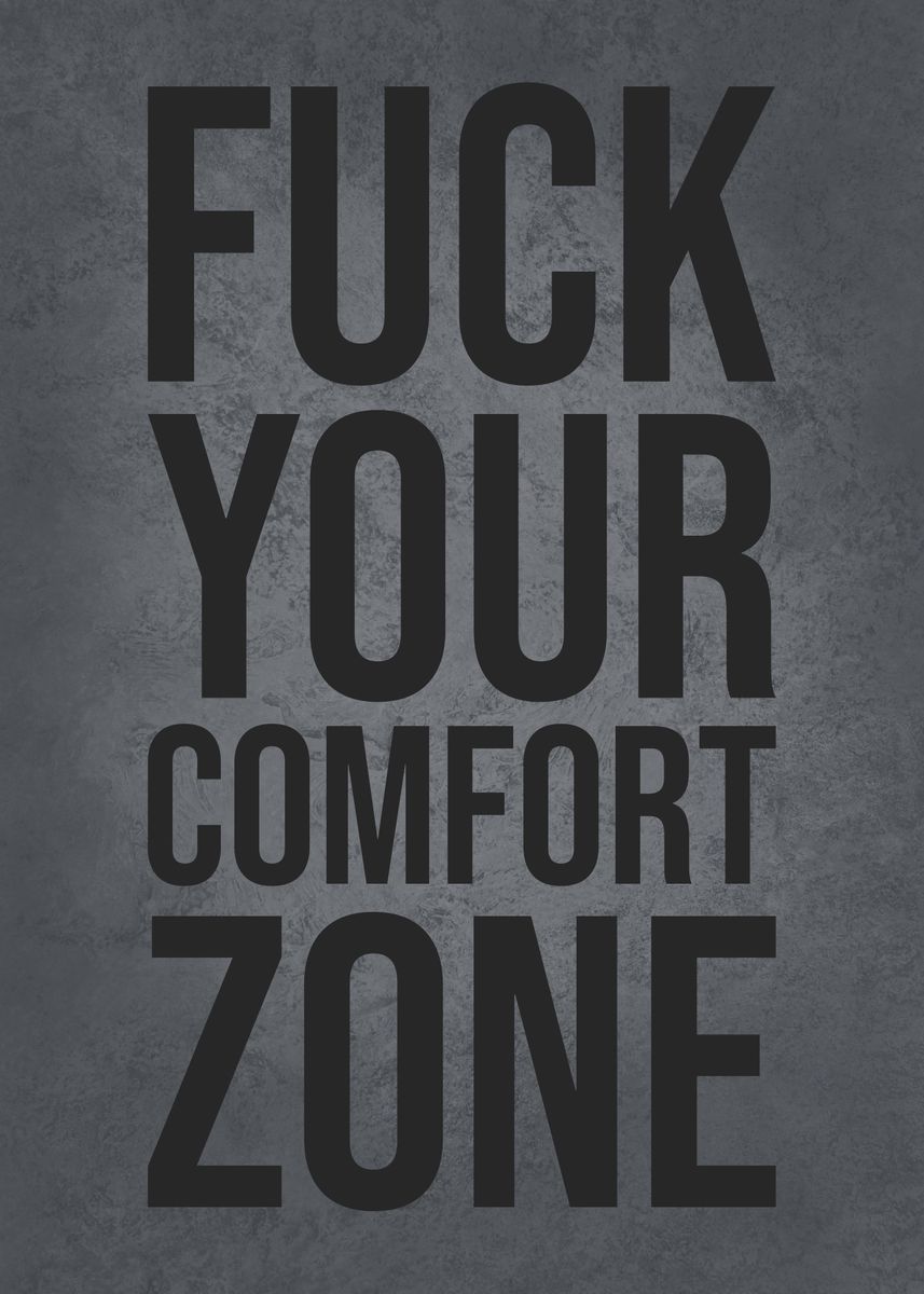 'Comfort Zone' Poster, picture, metal print, paint by GOHAN | Displate