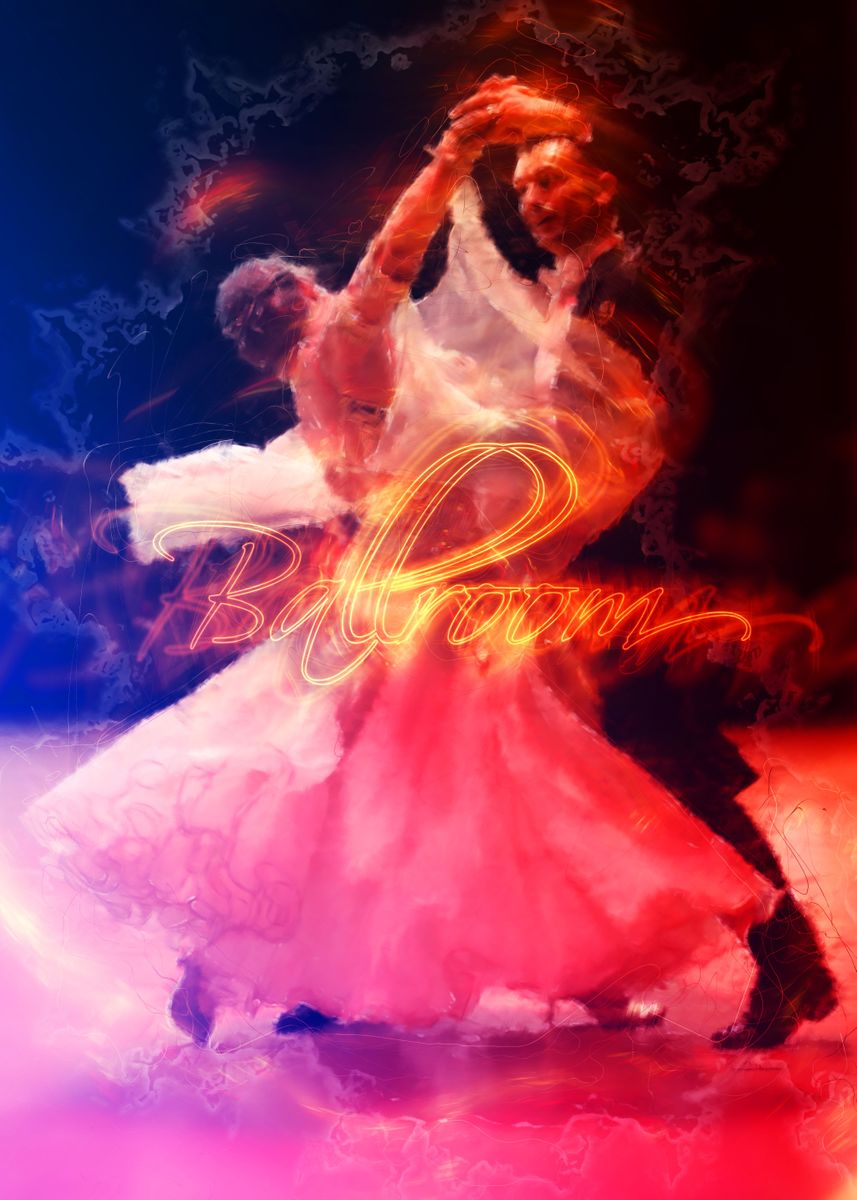 'Ballroom' Poster, picture, metal print, paint by Petra Rommelfanger ...