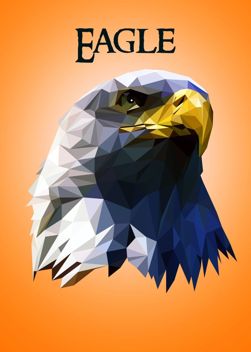 'Eagle' Poster, picture, metal print, paint by Dare Neil | Displate