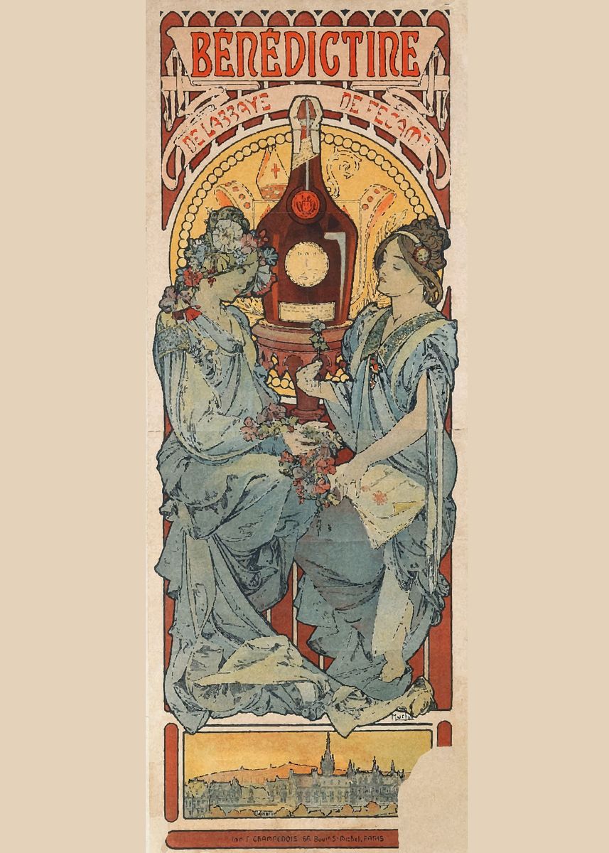 'Alphonse Mucha' Poster by ArtGallery | Displate