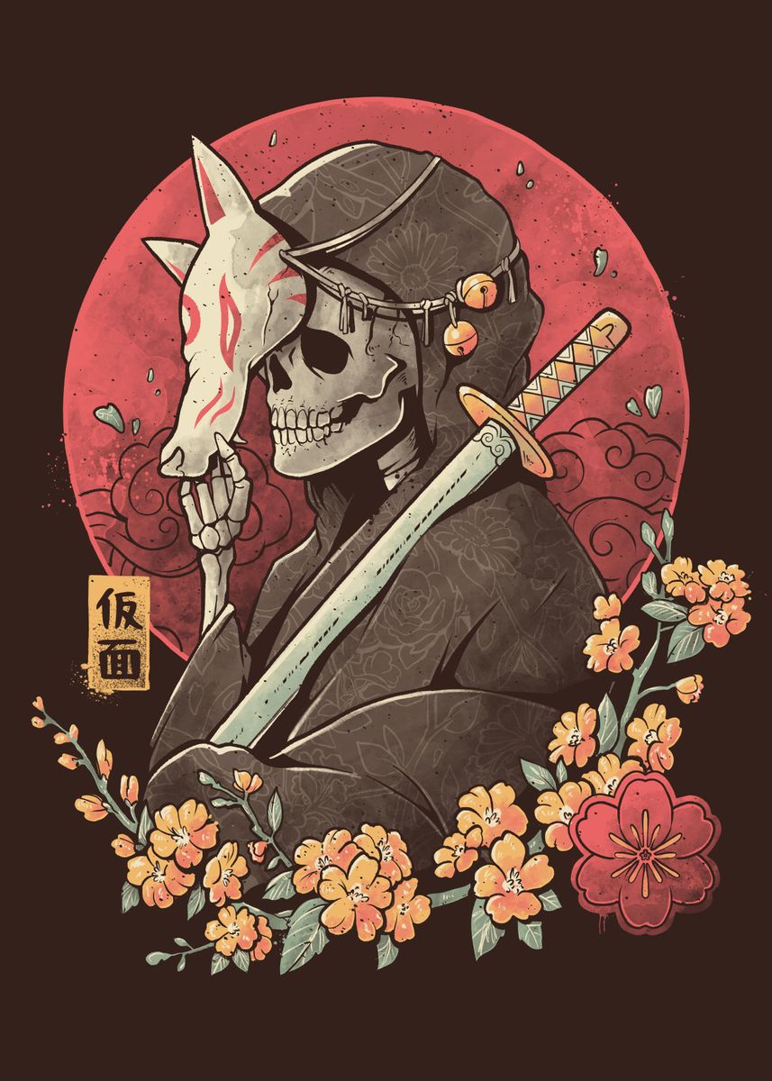 'Oriental Death' Poster, picture, metal print, paint by Eduardo Ely ...