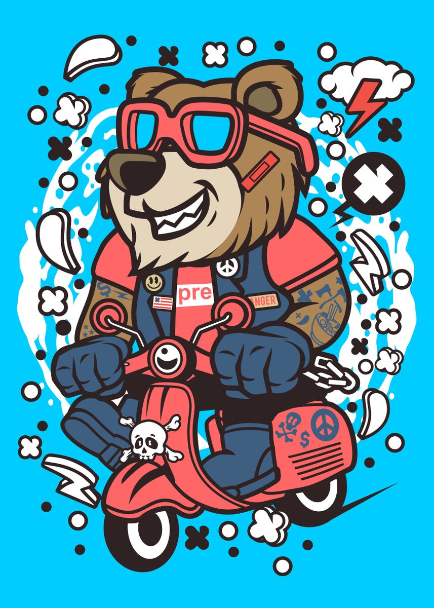 'Cartoon Illustration 109' Poster, picture, metal print, paint by Aloke ...