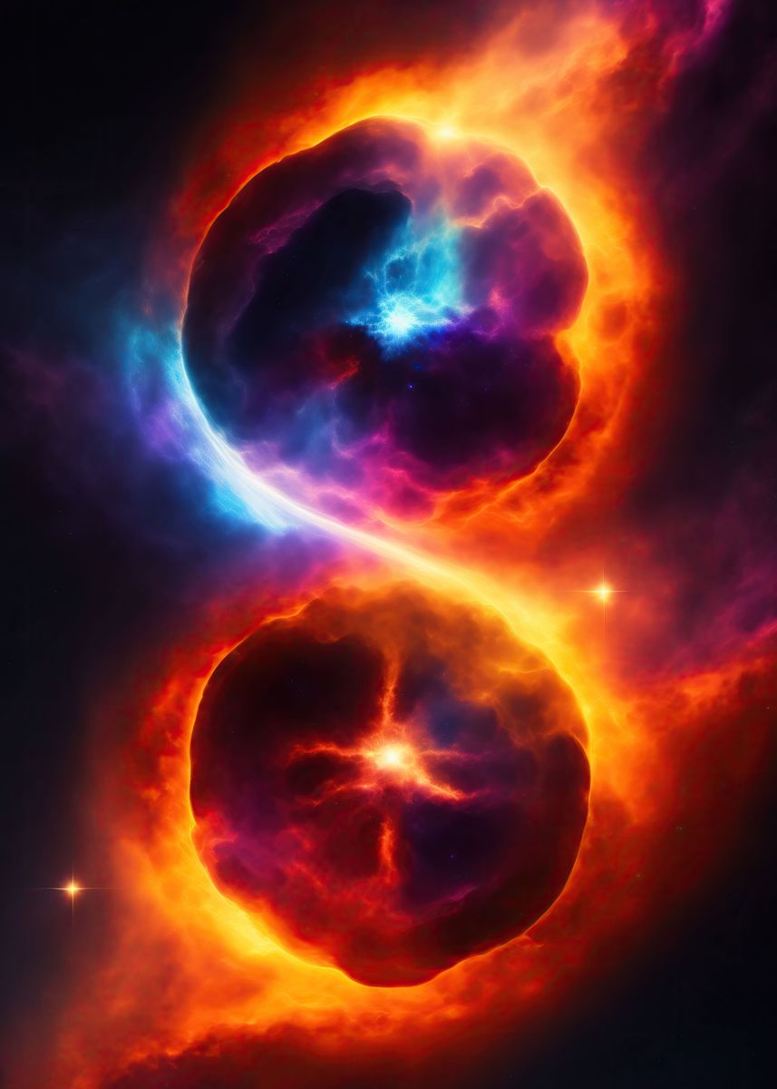 'Supernova Explosion' Poster, picture, metal print, paint by RonnieArts ...