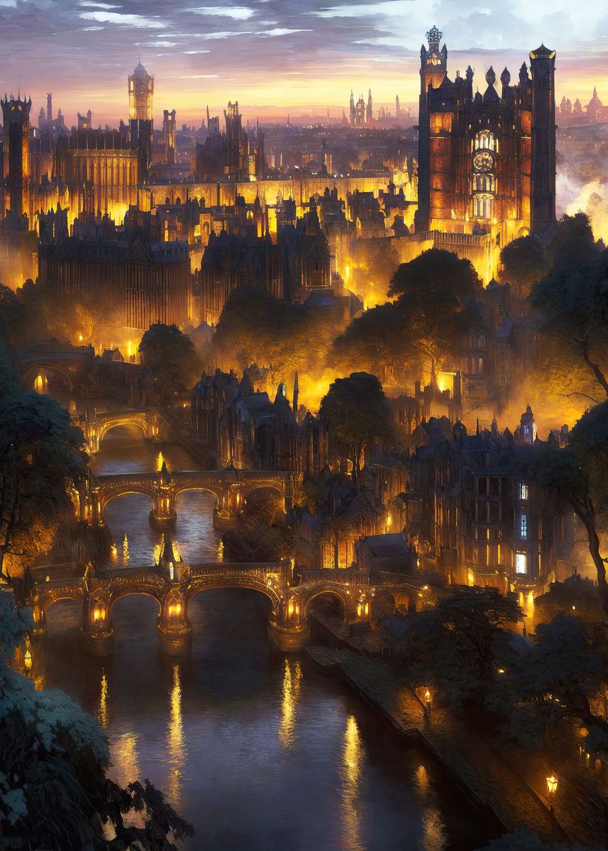 'Rise of the Victorian Era' Poster, picture, metal print, paint by ...