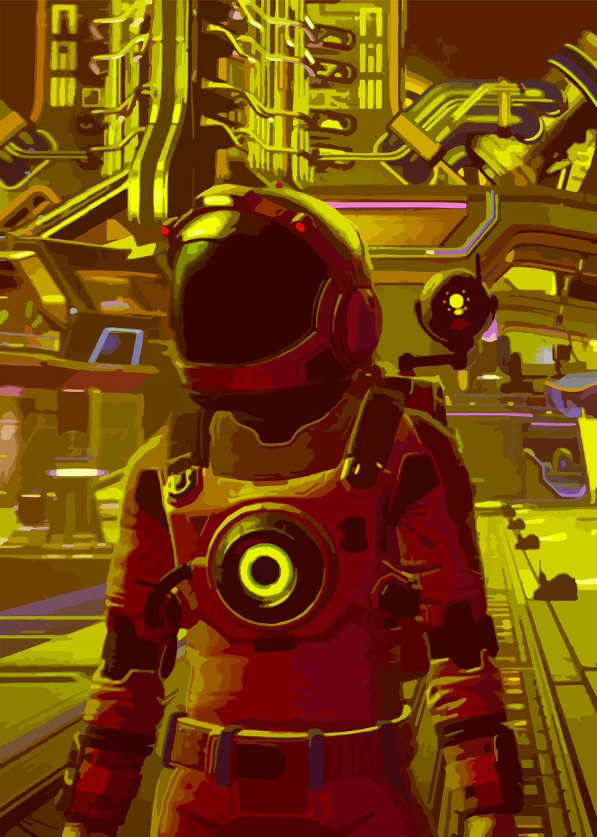 'No Mans Sky' Poster, picture, metal print, paint by Le Mineralle ...