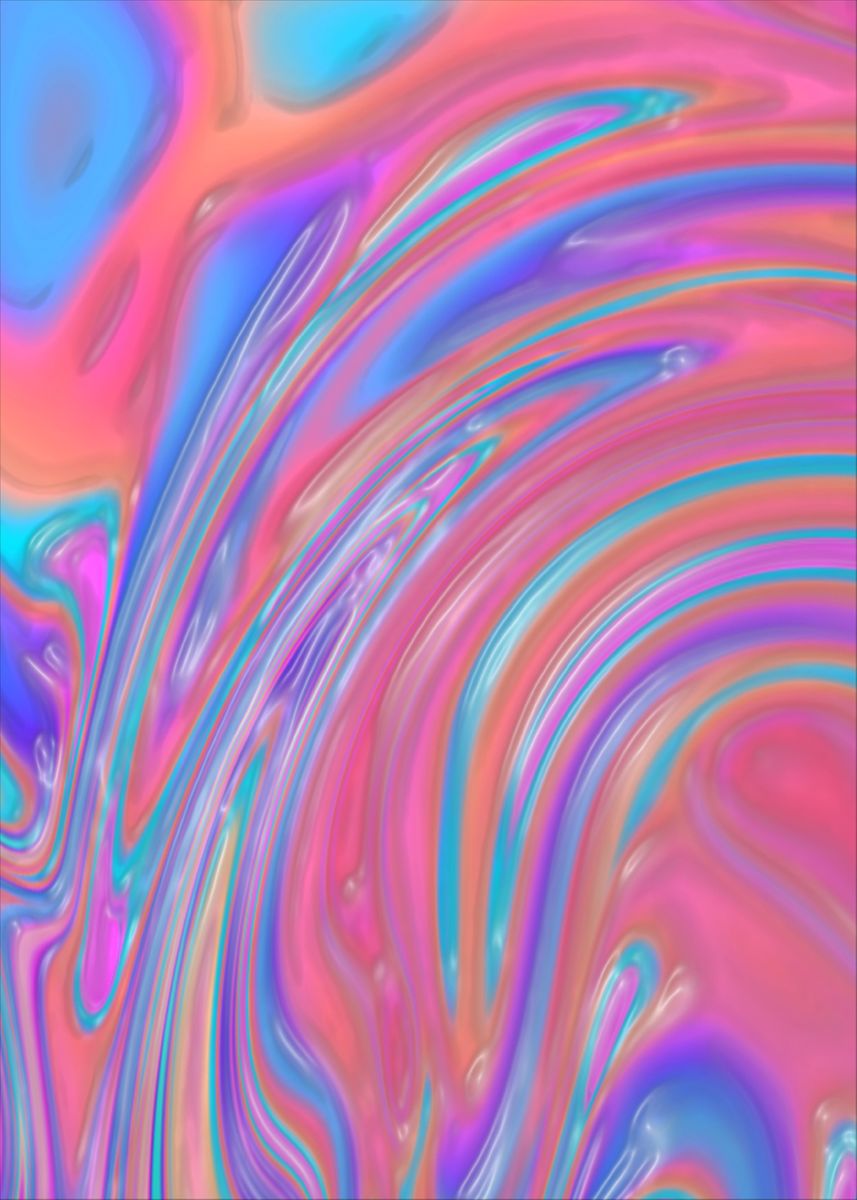 'Liquid Wave' Poster by Trending Collections | Displate
