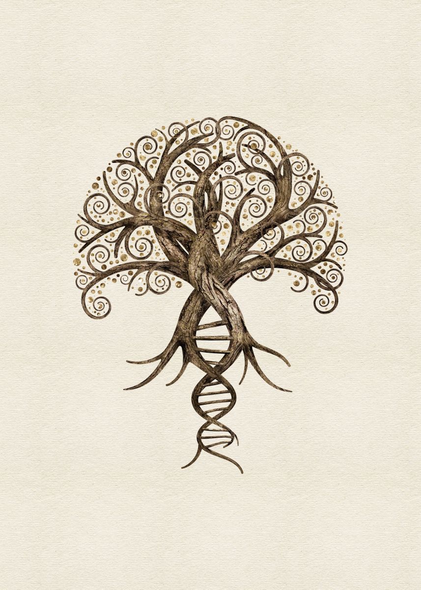 'Tree of Life Evolution' Poster, picture, metal print, paint by ...