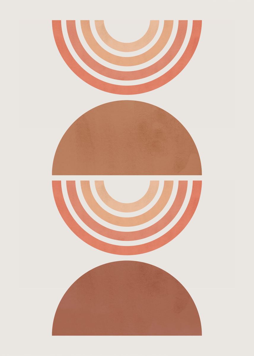 'Curved lines 4' Poster, picture, metal print, paint by Vitor Costa ...