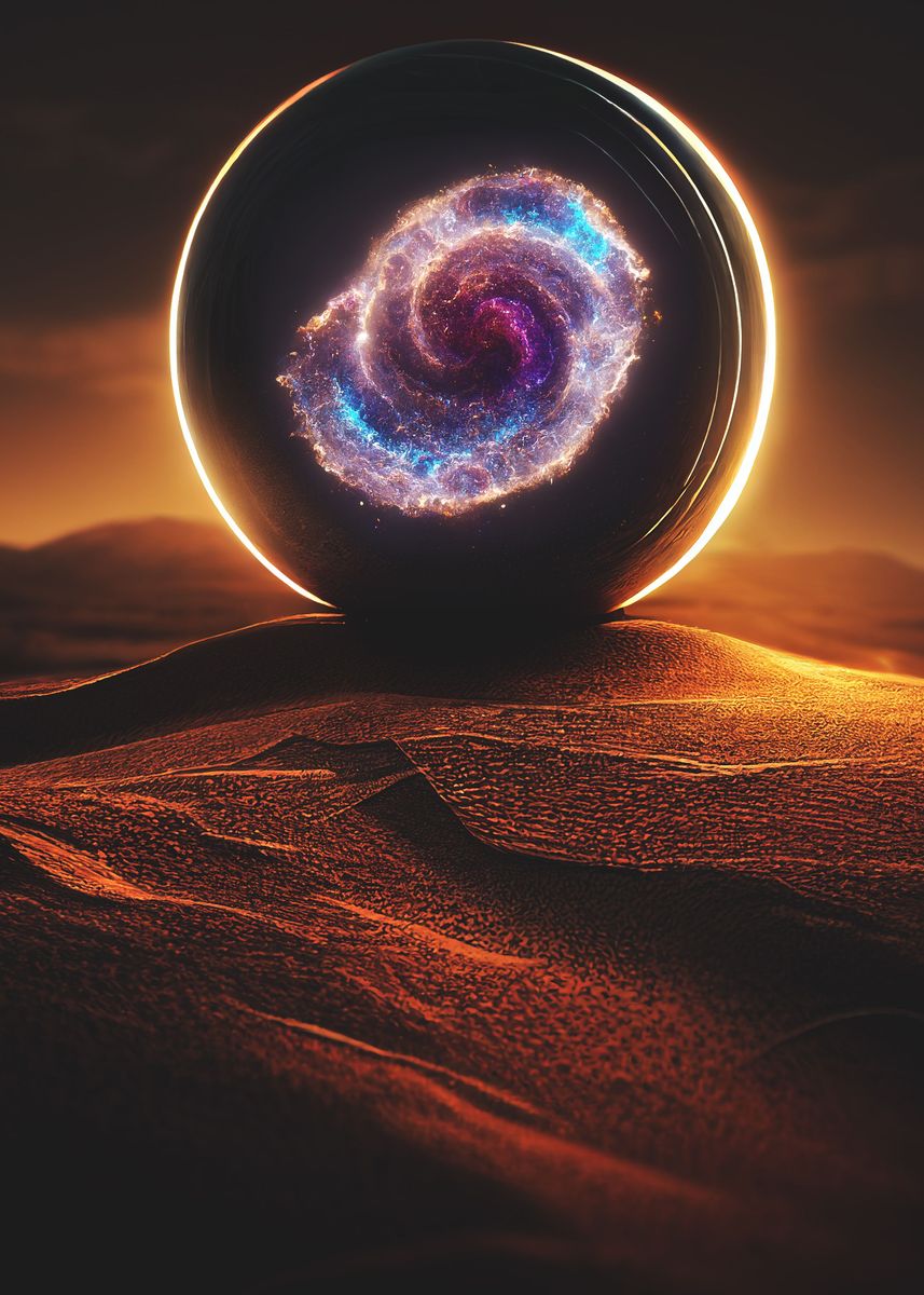 'Lost Galaxy' Poster, picture, metal print, paint by AndrejZT | Displate