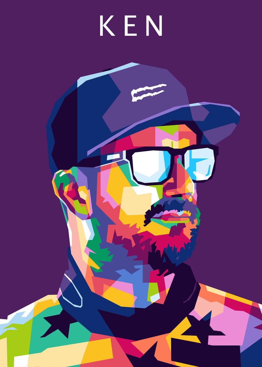 'Ken' Poster, picture, metal print, paint by Jack | Displate