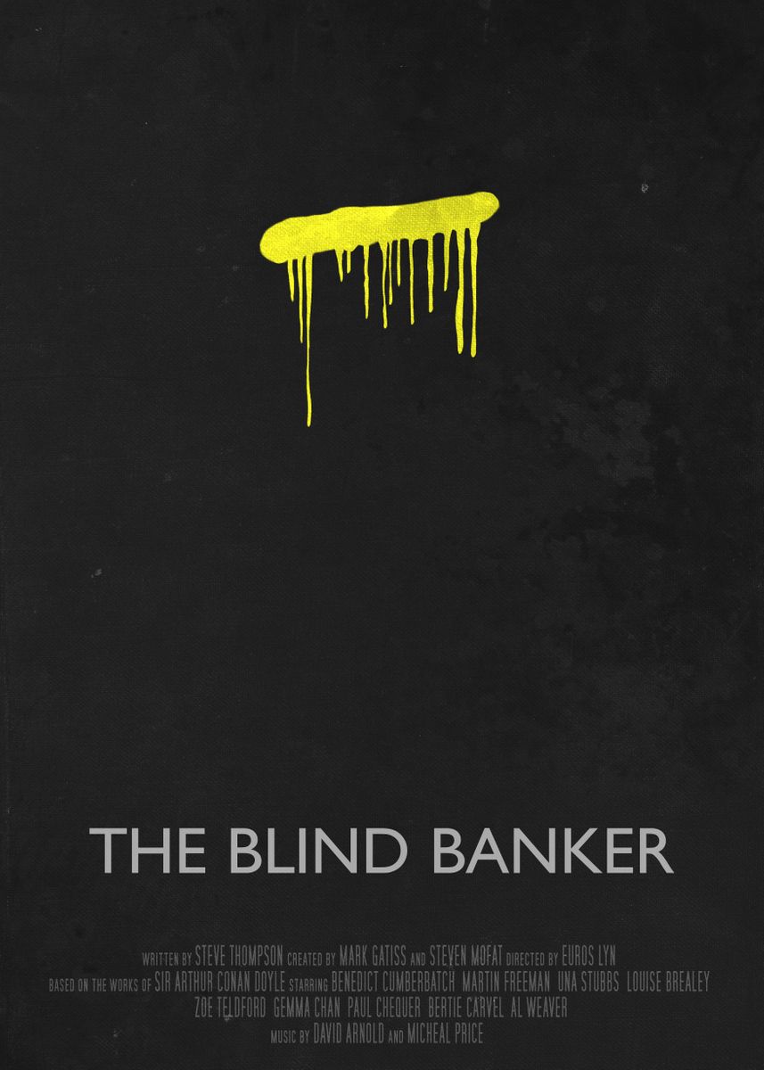 'SHERLOCK 1x2 Blind Banker' Poster, picture, metal print, paint by ...