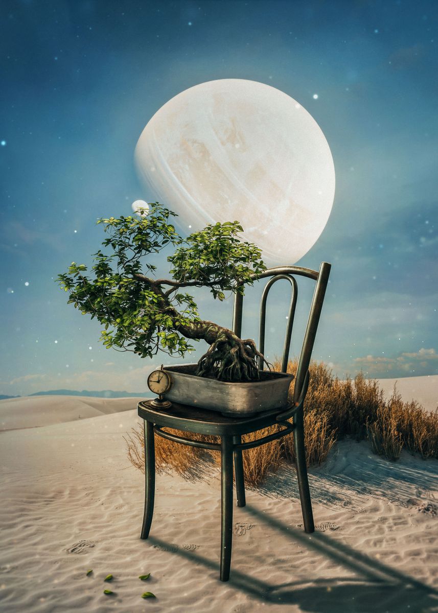 'Calmness' Poster, picture, metal print, paint by sb editing | Displate