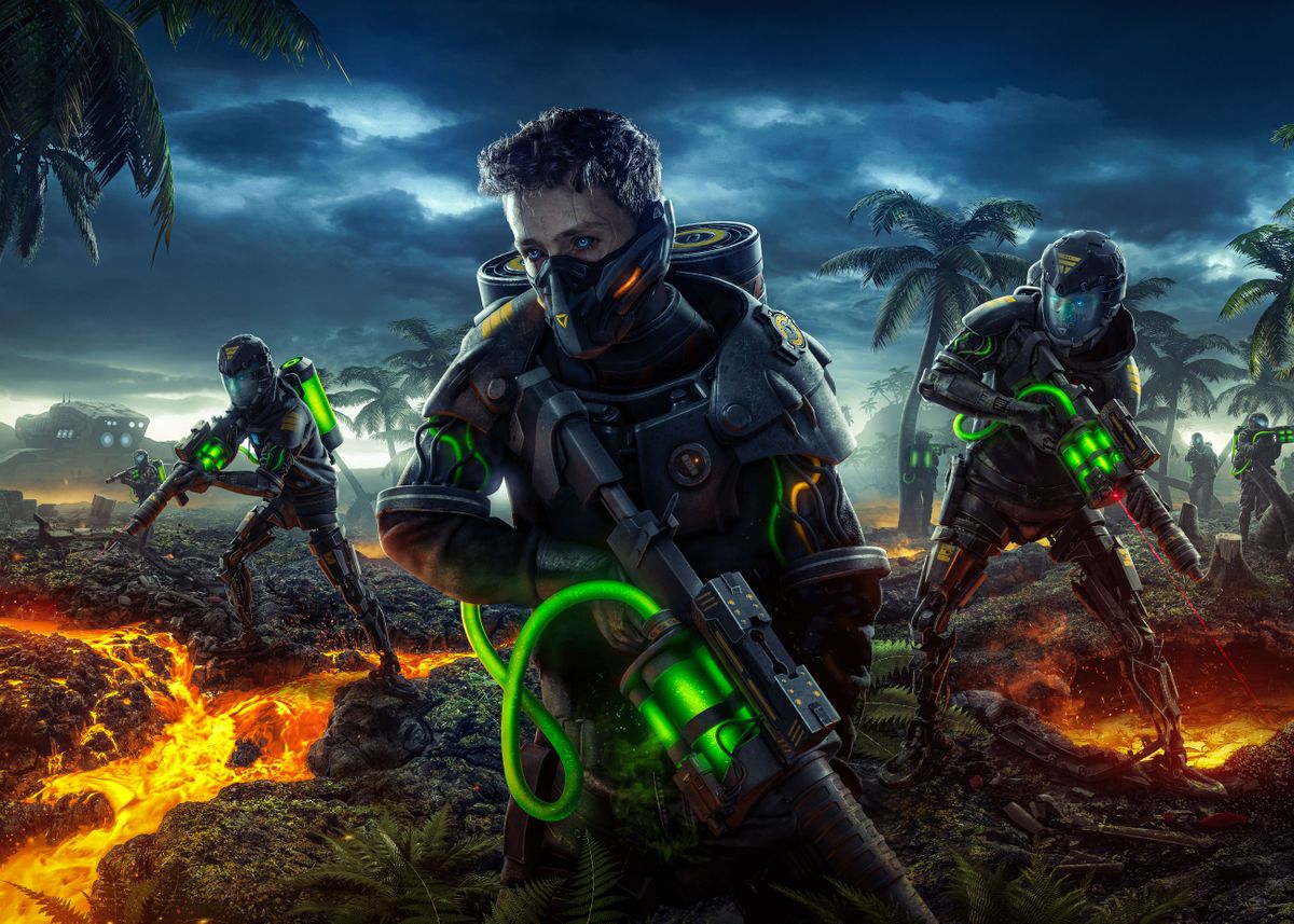 'Alien Hunt' Poster by Benny Productions | Displate