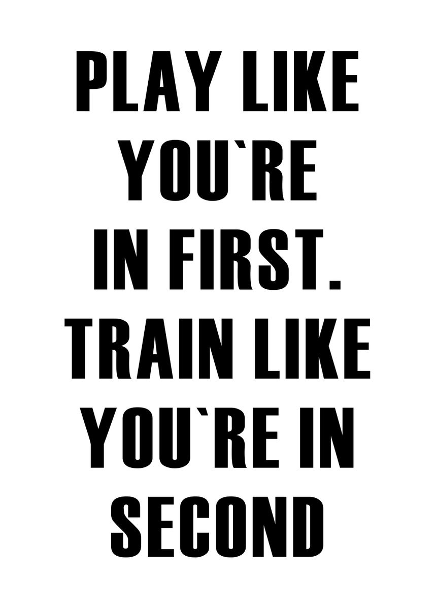 'Motivational Sport' Poster, picture, metal print, paint by Jon Polly ...