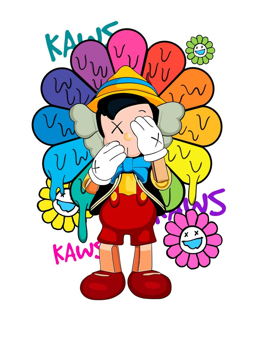 'Kaws posters' Poster, picture, metal print, paint by Biopic Studio ...