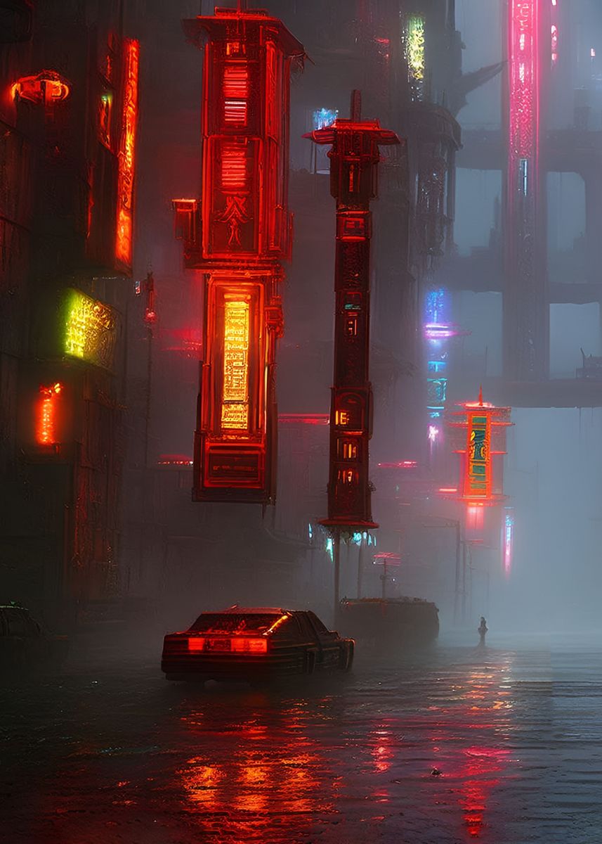 'the only real thing is now' Poster, picture, metal print, paint by Pixxelworks Florian Schaller ...