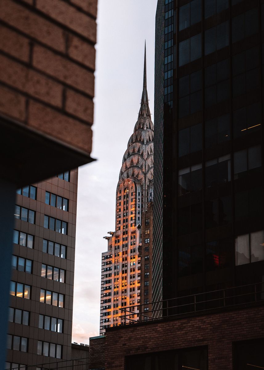 'Chrysler Building' Poster, picture, metal print, paint by Brandon ...