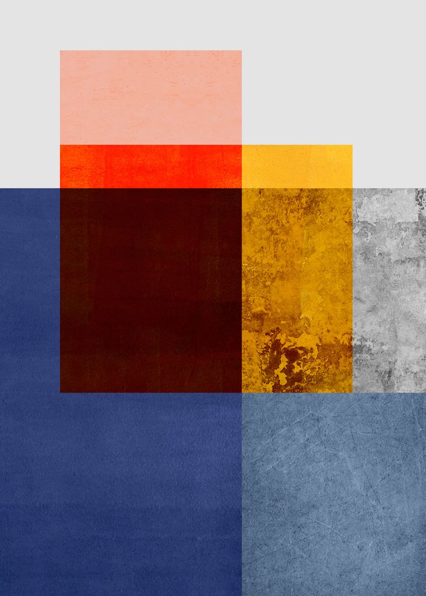 'Modern textures 05' Poster, picture, metal print, paint by Vitor Costa ...