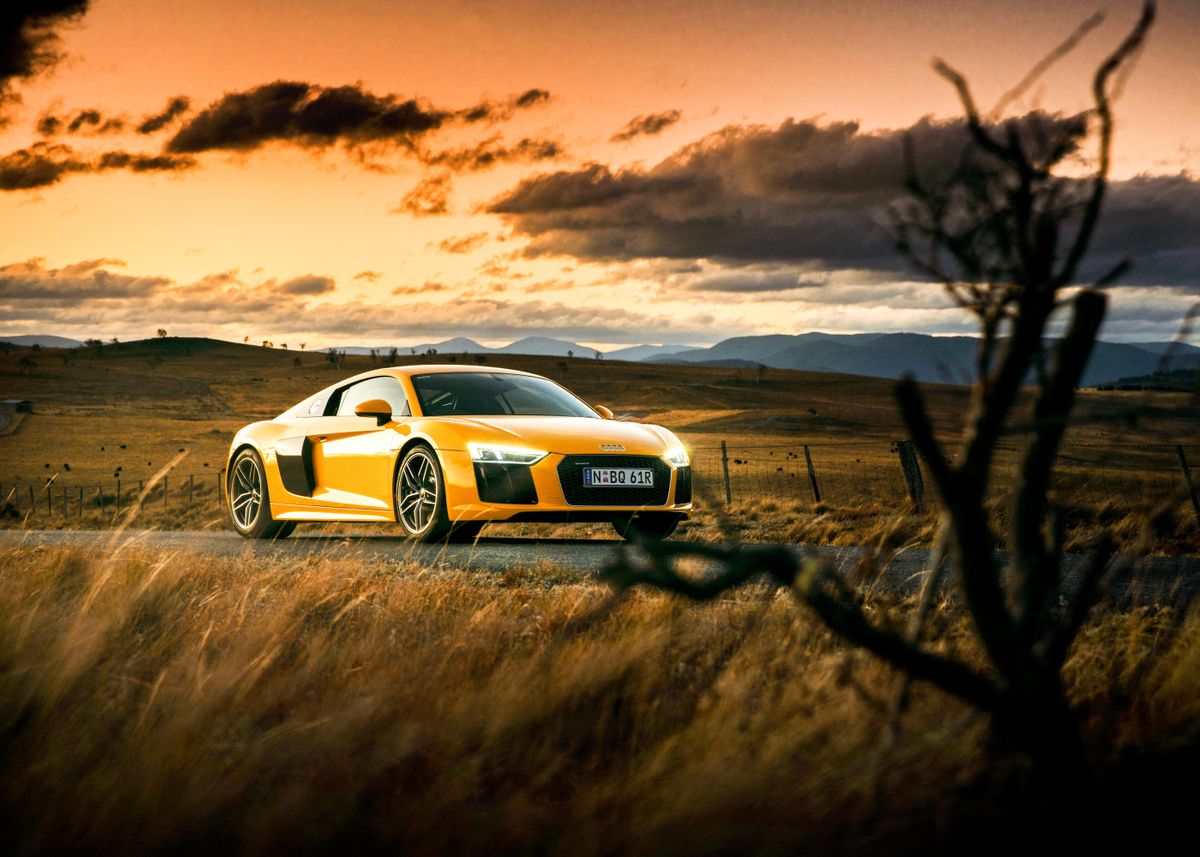'audi R8' Poster by Spot Cars | Displate