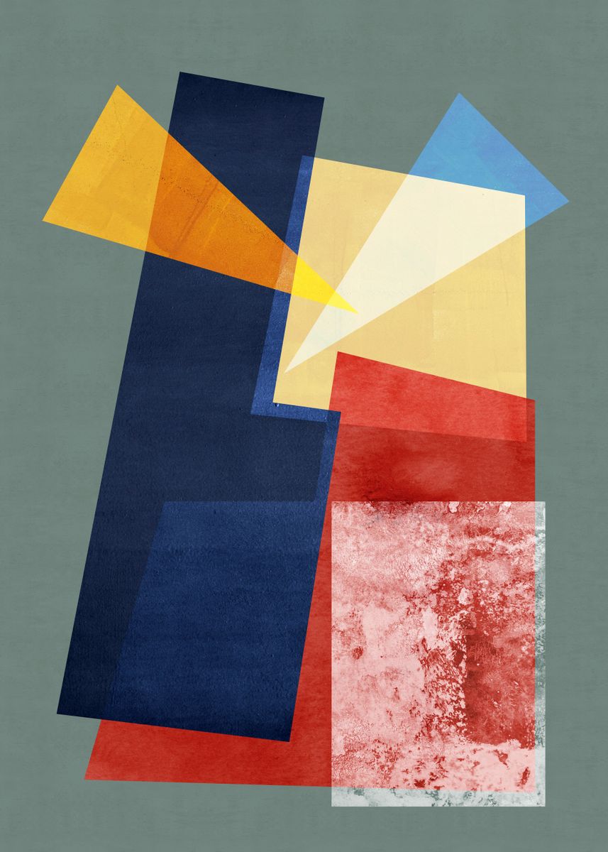 'Modern textures 03' Poster, picture, metal print, paint by Vitor Costa ...