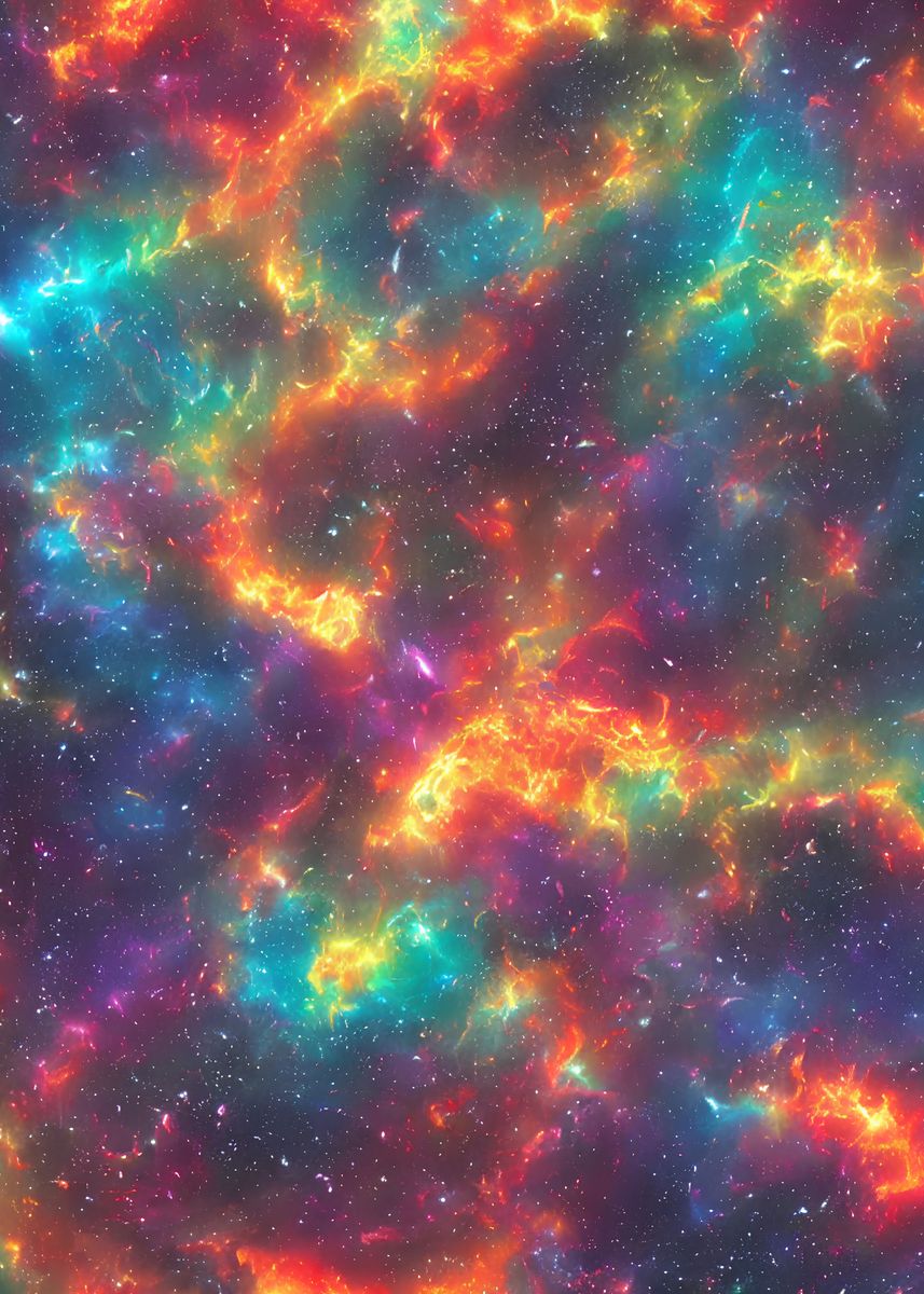 'Magnificent space shot ' Poster, picture, metal print, paint by ...