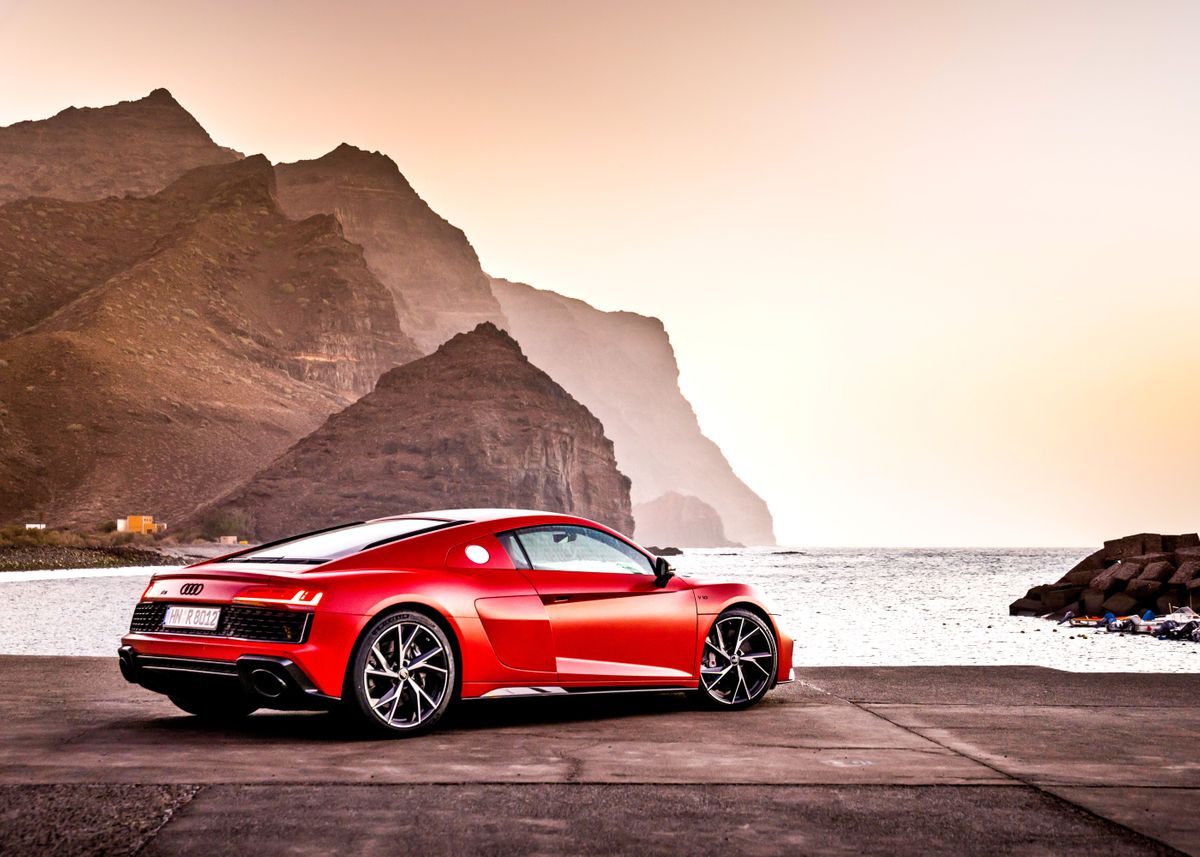 'audi R8' Poster by Spot Cars | Displate