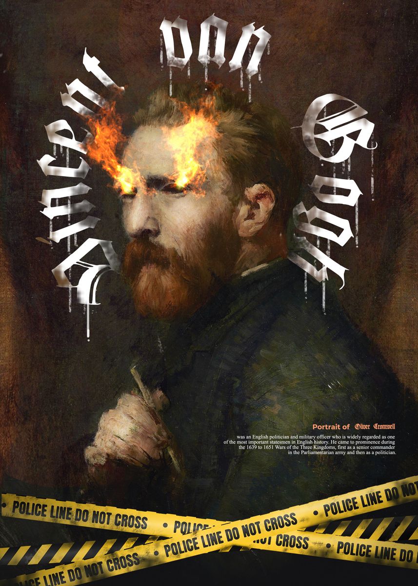 'Anti Art Vincent Van Gogh' Poster, picture, metal print, paint by ...