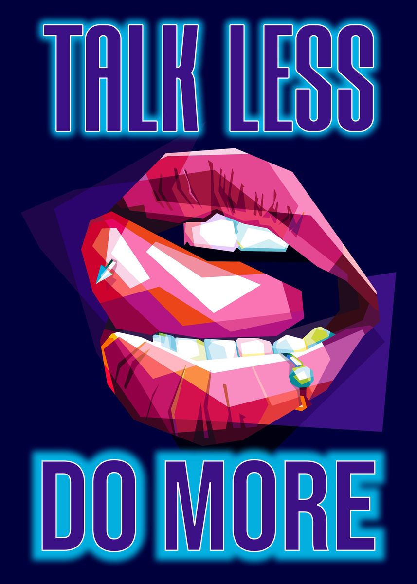 'Worker Quote' Poster, picture, metal print, paint by MASGAD | Displate