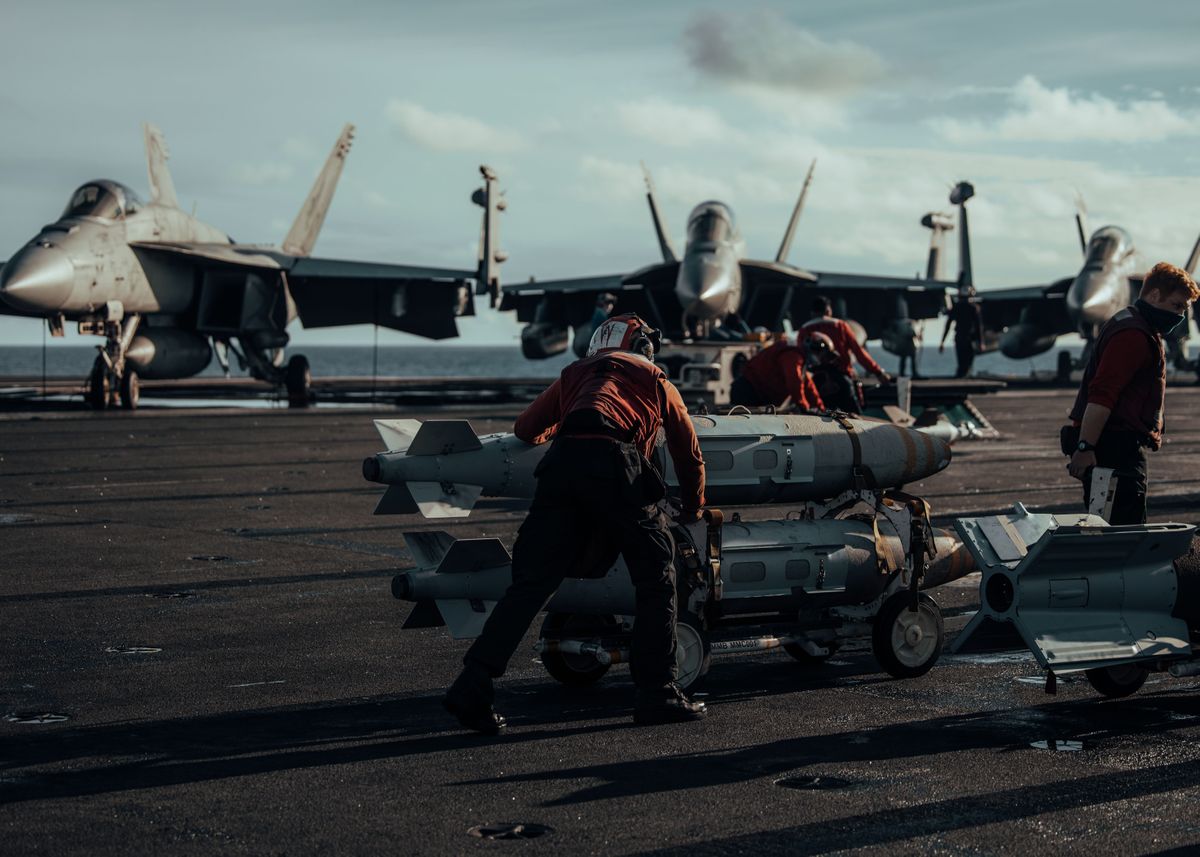 'BRING THE BOMBS' Poster by M Benjamin Valerio | Displate