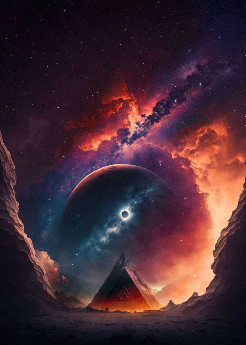 'The temple of wisdom' Poster, picture, metal print, paint by Broken ...