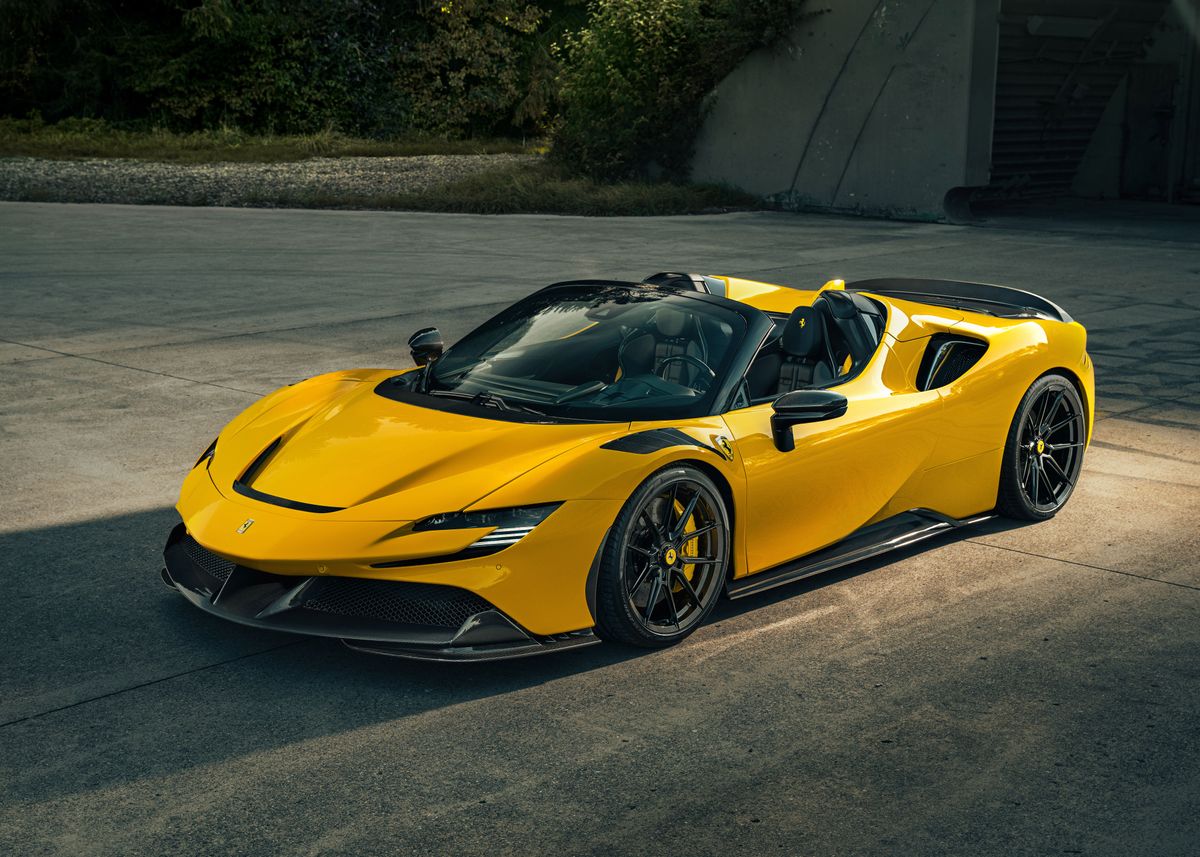 'Ferrari sf90' Poster by sultan | Displate