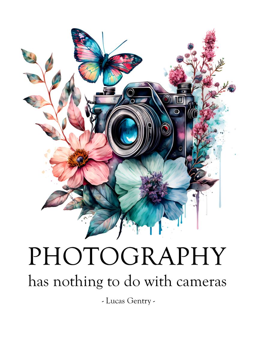 'Photography' Poster, picture, metal print, paint by Juliana RW | Displate