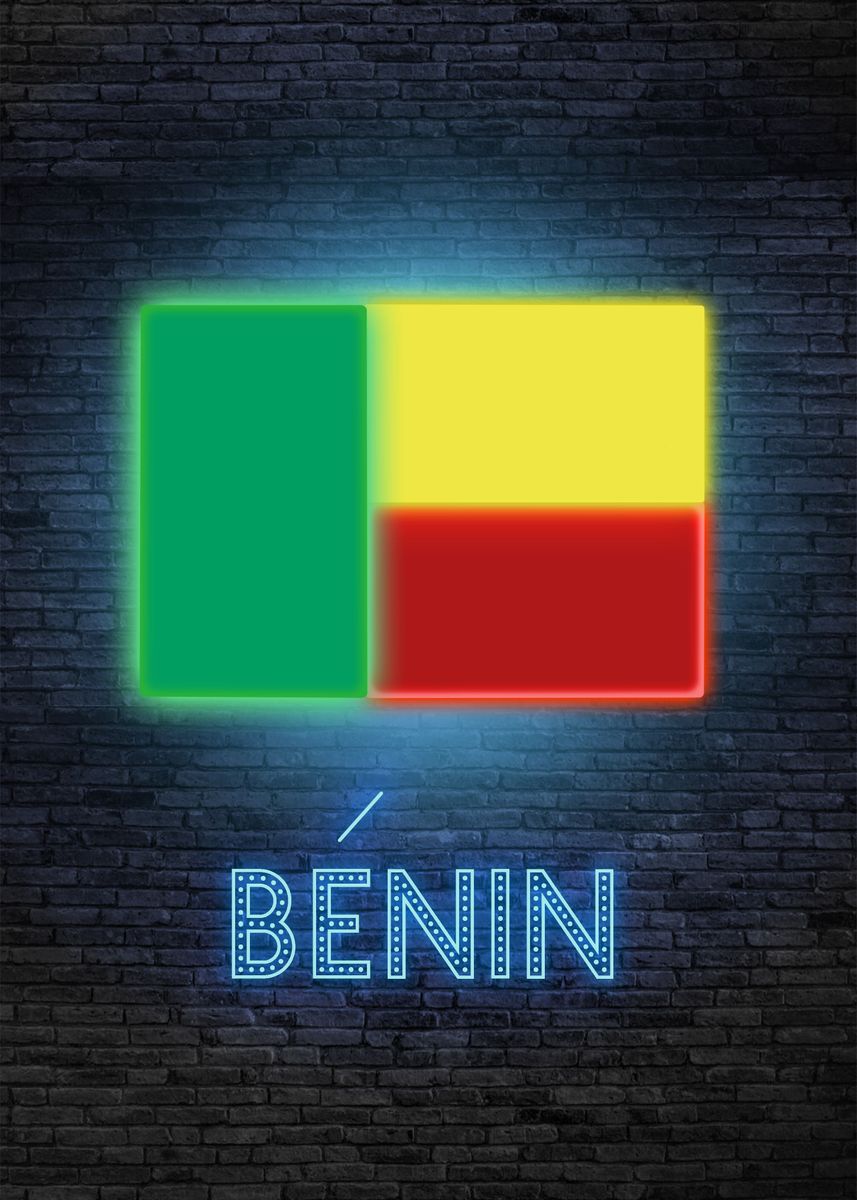 'BENIN' Poster by WE ART | Displate