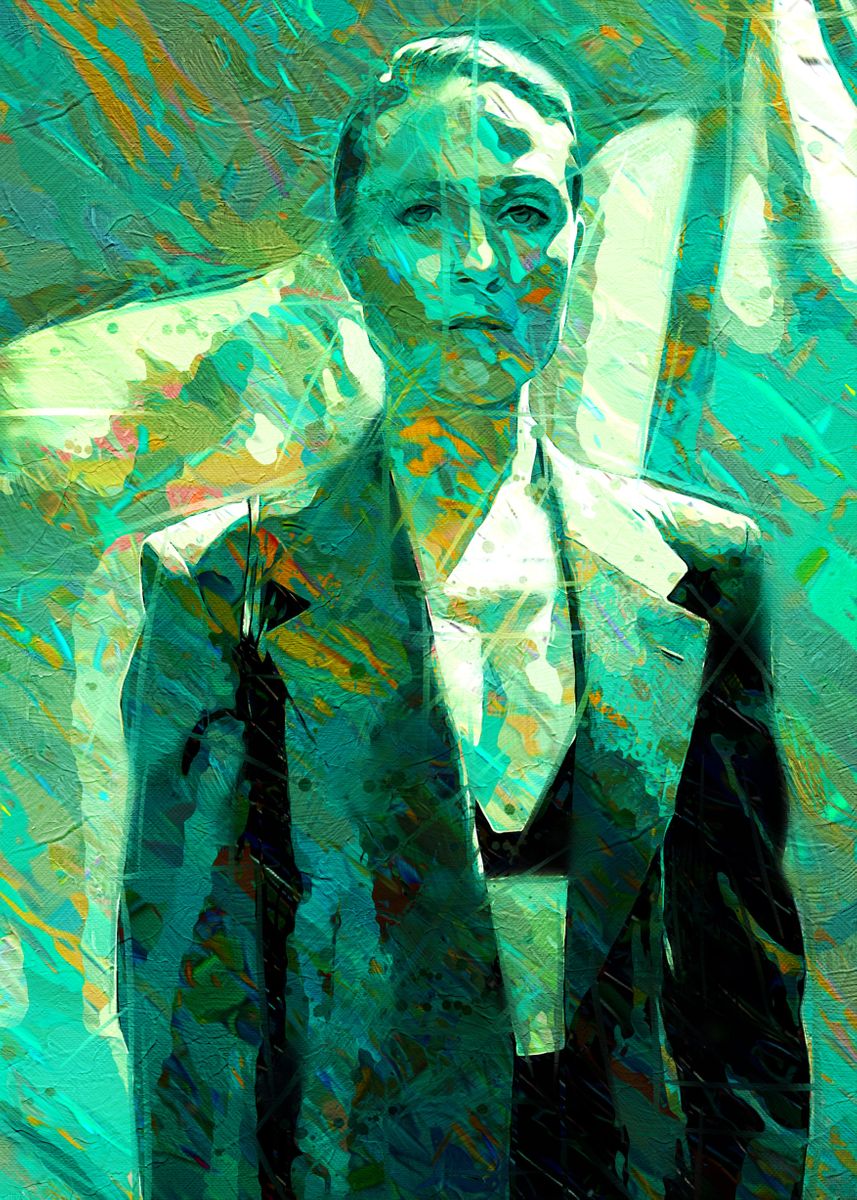 'Evan Rachel Wood' Poster, picture, metal print, paint by Sky Creative ...