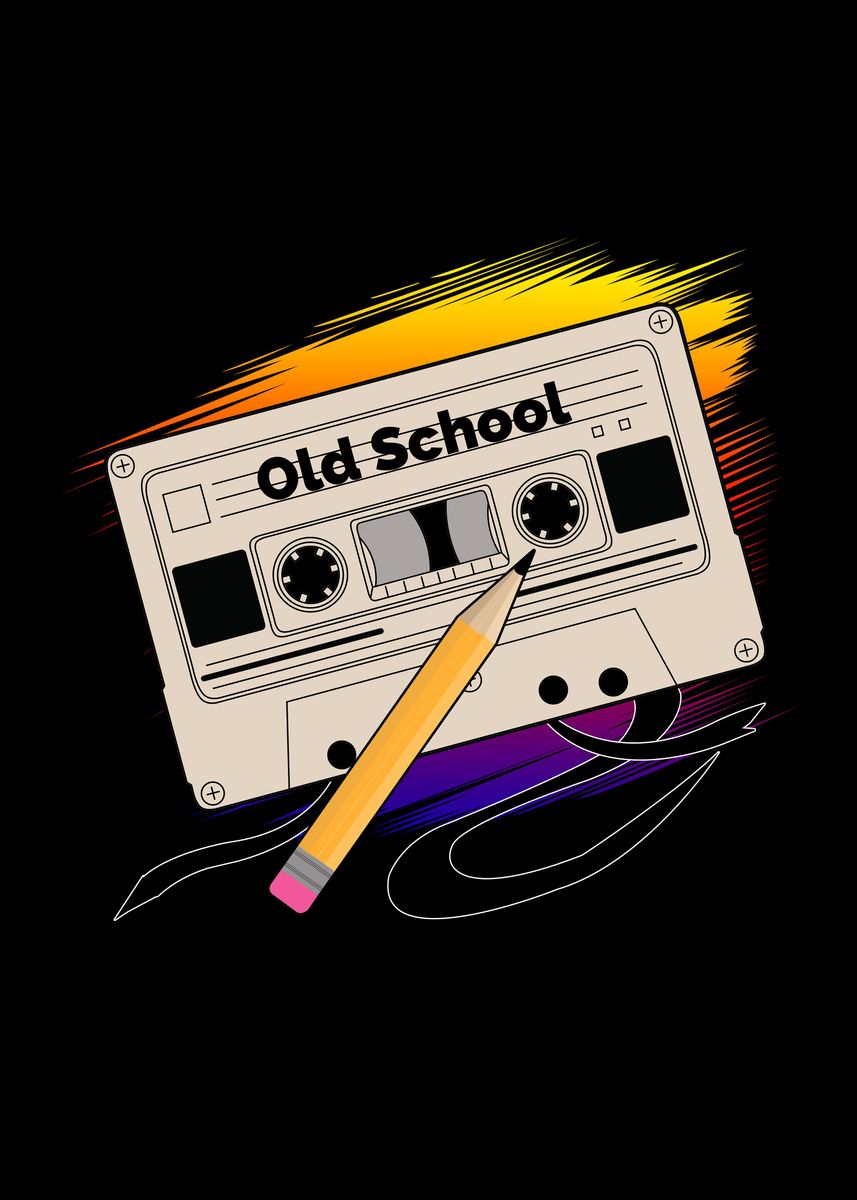 'Old School Memories' Poster, picture, metal print, paint by Adamzworld ...