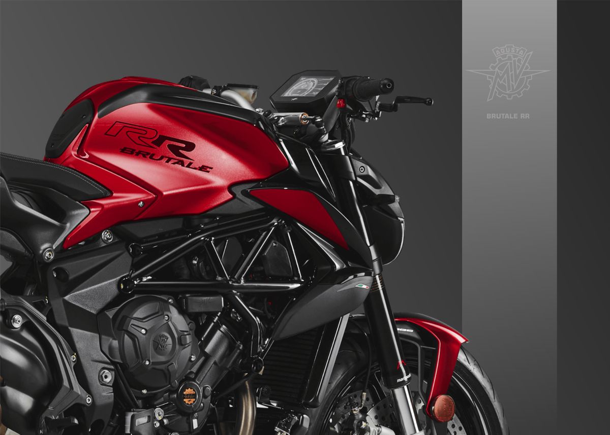'MV AGUSTA BRUTALE RR' Poster by Flux Lab | Displate