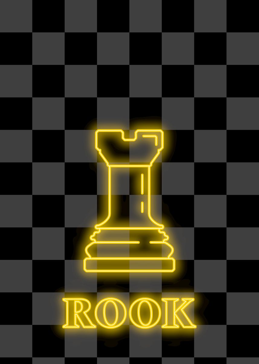 'Rook of Chess' Poster, picture, metal print, paint by Mr Wolfheart ...