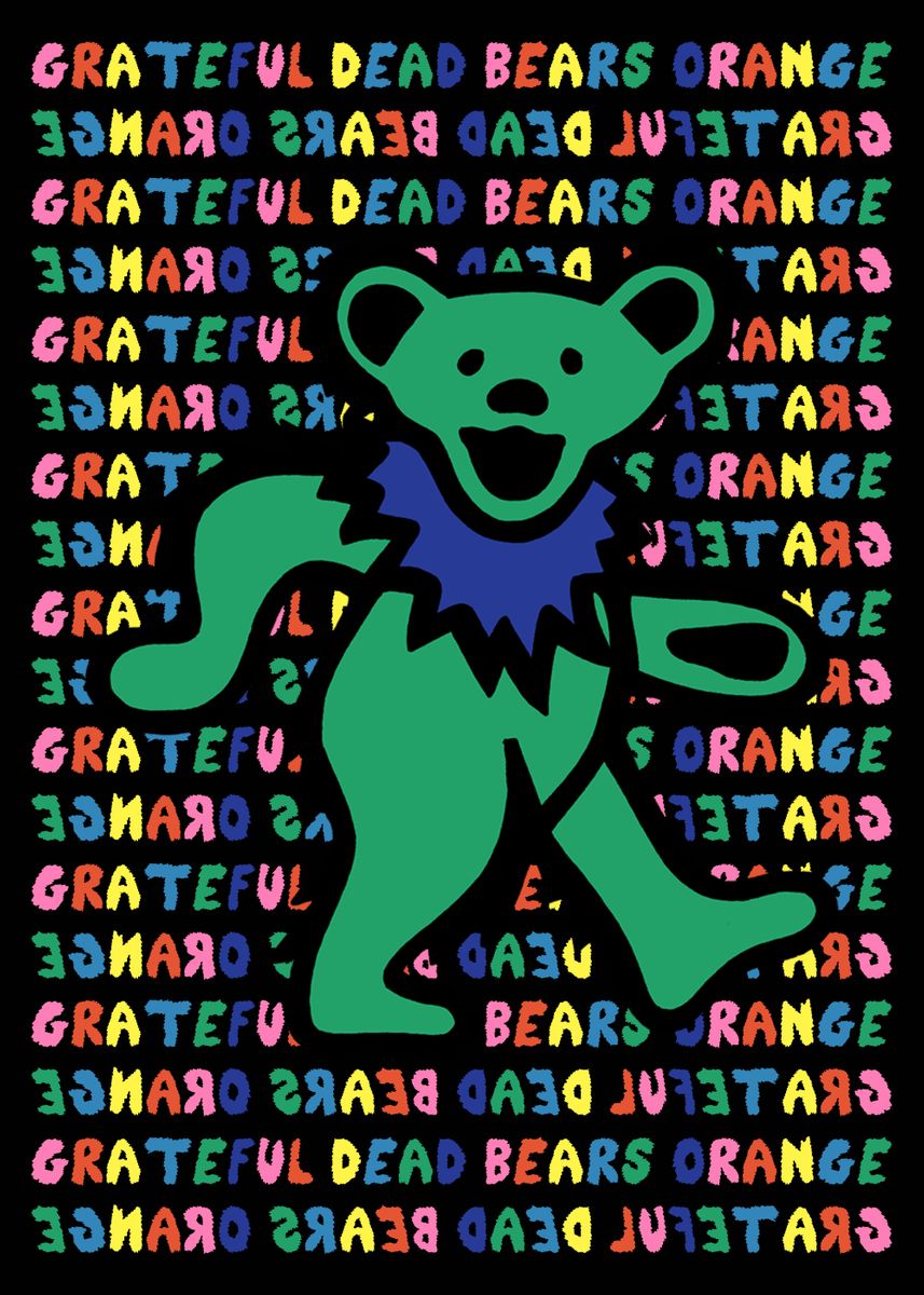 'green bears gftd ' Poster, picture, metal print, paint by Sum Port ...